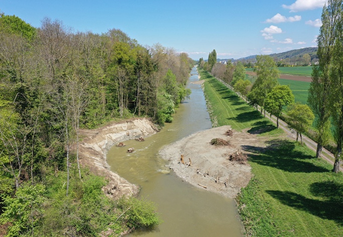 Les travaux de revitalisation de la Broye à Surpierre vont bon train ...