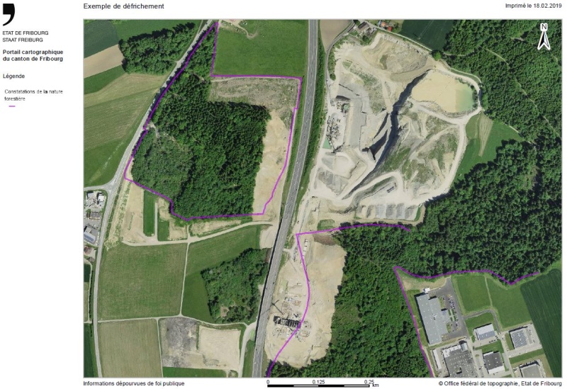 Défrichements forestiers | État de Fribourg